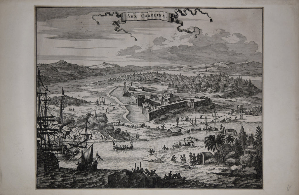 Arnoldus Montanus (1625-1683), Arx Carolina – Arader Galleries Arnoldus Montanus (1625-1683), Arx Carolina – Arader Galleries