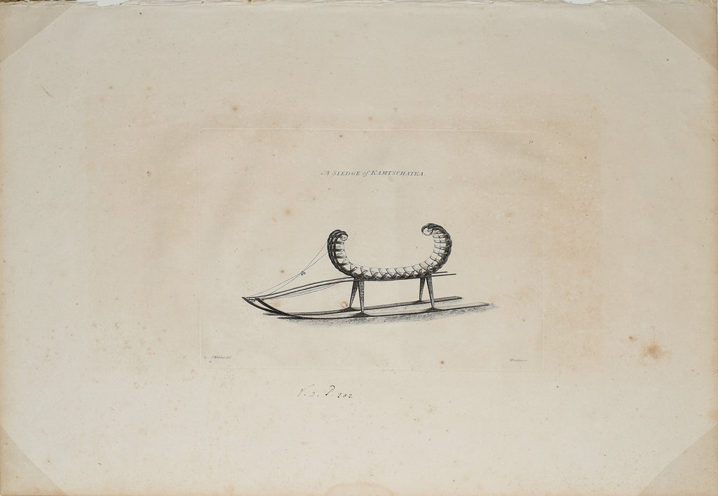 Captain James Cook (1728-1729) and John Webber (1751-1793), A Sledge o ...