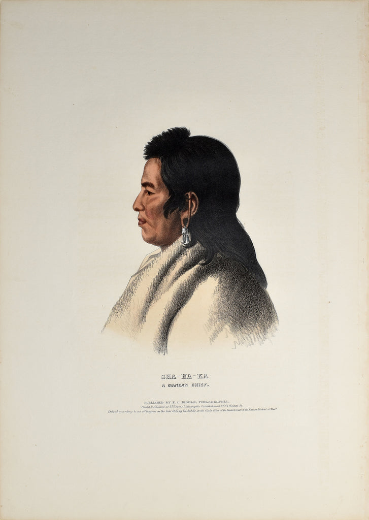Thomas McKenney (1785-1859) & James Hall (1793-1868), Sha-Ha-Ka, A Man – Arader Galleries