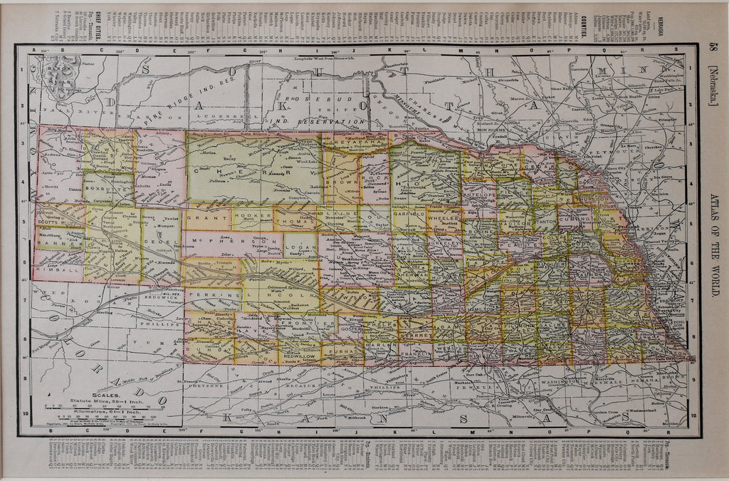 Rand McNally & Co., Nebraska – Arader Galleries