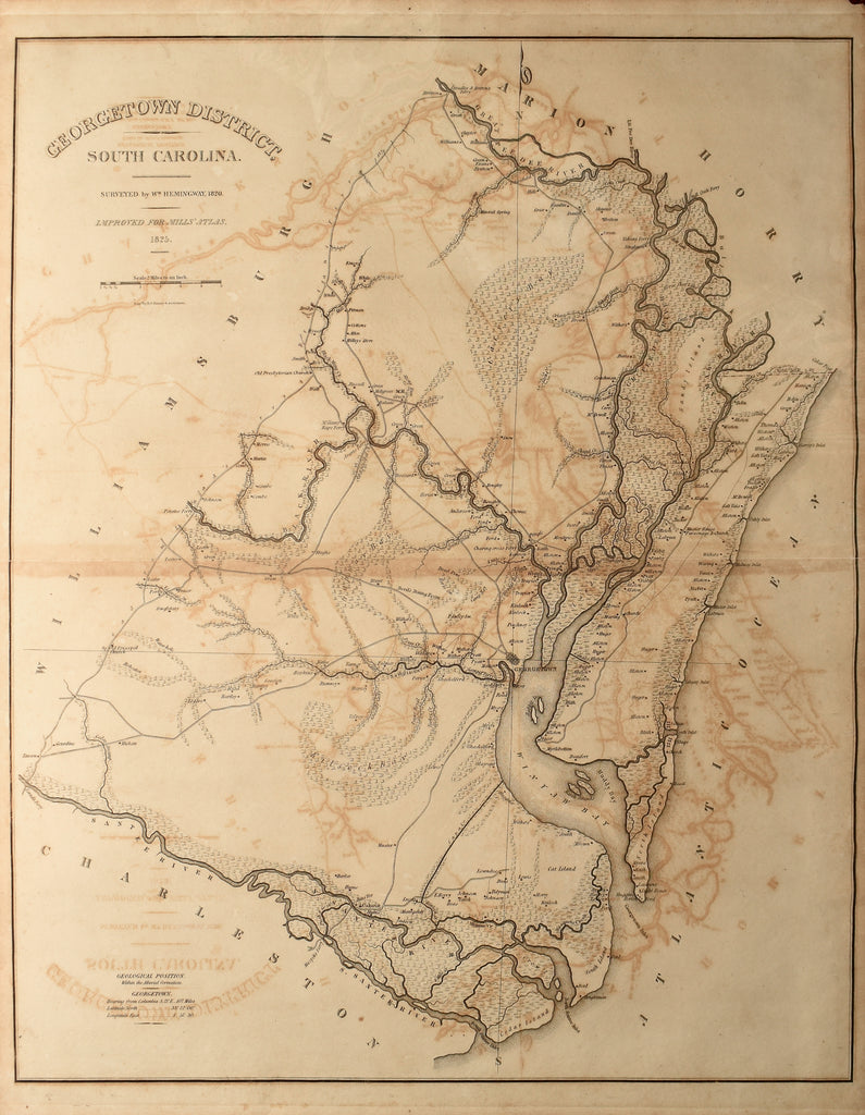 Robert Mills (1781-1855), Georgetown District, South Carolina – Arader ...