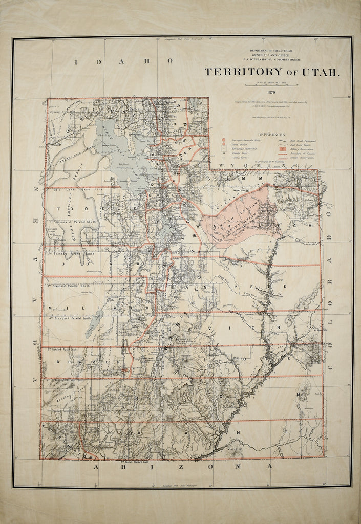 United States General Land Office/Charles Roeser, Territory of Utah ...
