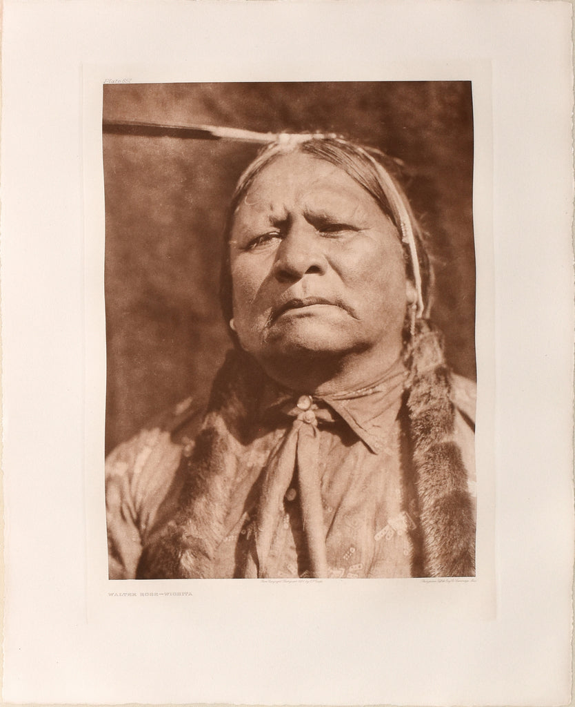 Edward S. Curtis (1868-1953), Walter Ross–Wichita Pl 657 – Arader Galleries