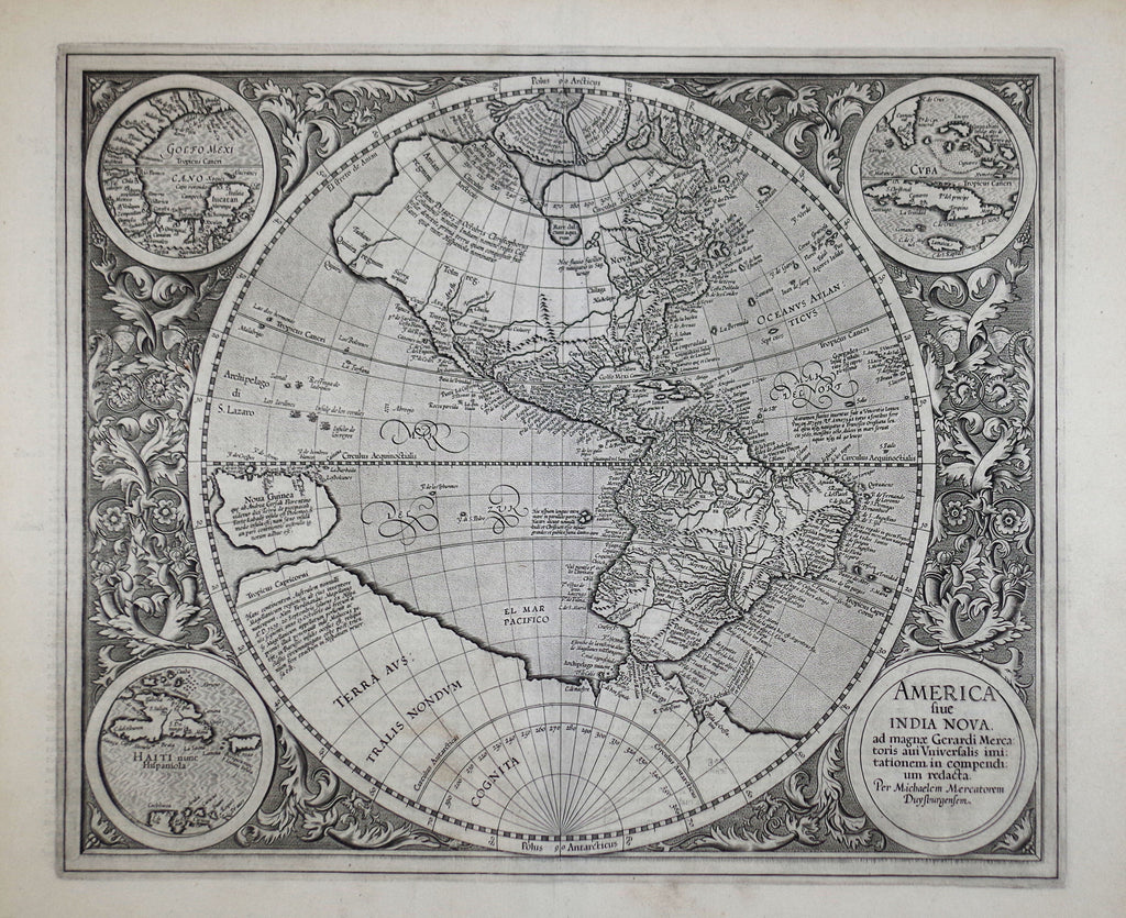 Michael Mercator (German, ca. 1567-1600), America sive India Nova ad m ...