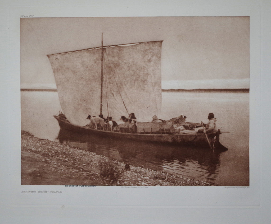 Edward S. Curtis (1868-1953) Arriving Home Noatak Pl 715 – Arader Galleries