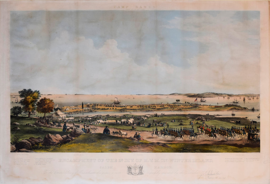 John B. Bachelder (1825-1894), after, Encampment of the 2nd Div of M V ...