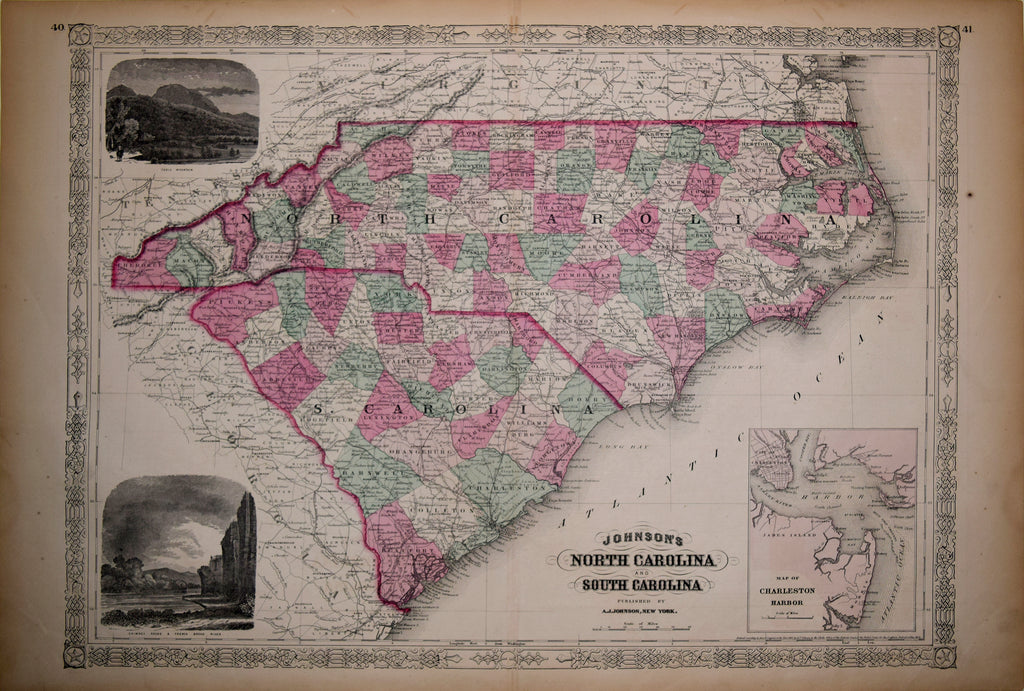 Alvin Jewett Johnson (1827-1884), Johnson's North Carolina and South C ...