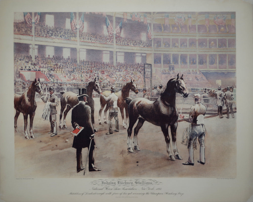 W. S. Vanderbilt Allen, Judging Hackney Stallions – Arader Galleries