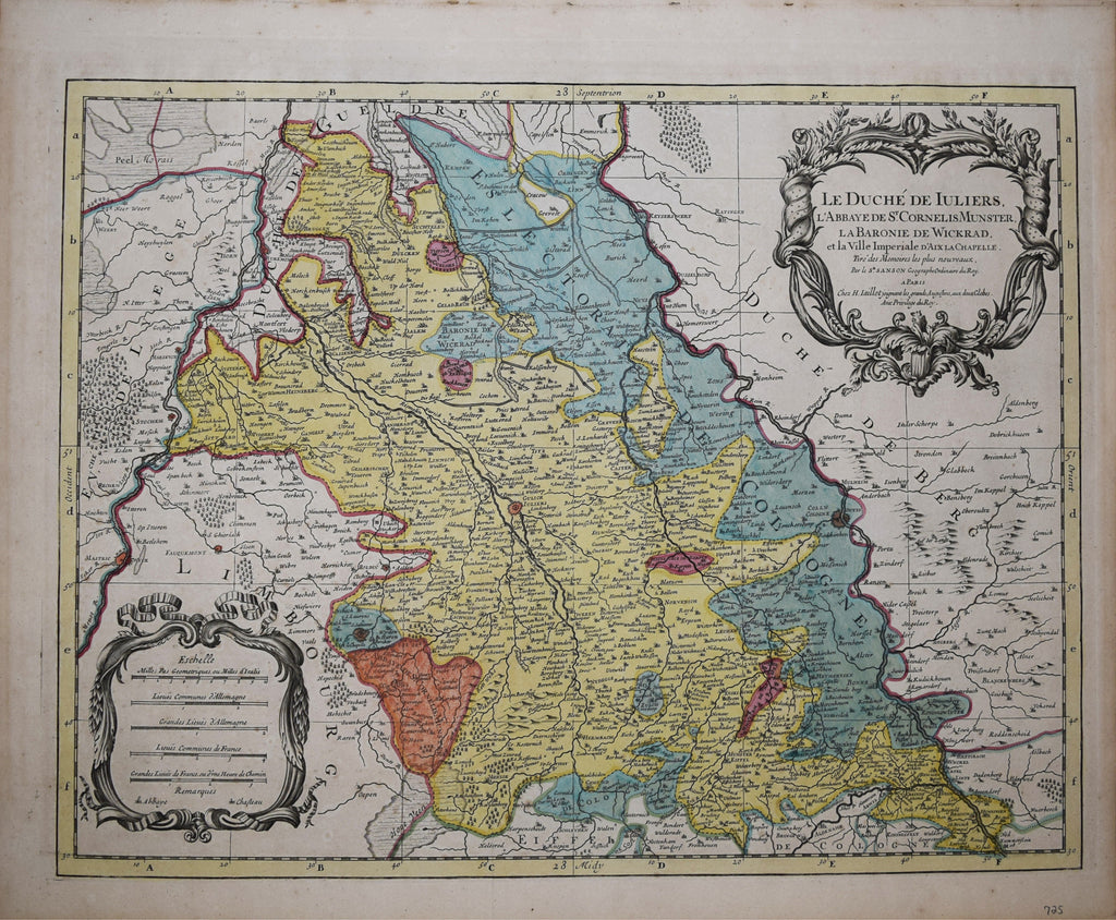 Pierre Mortier (1661-1711), after Nicholas Sanson (1600-1667), Le Duch ...