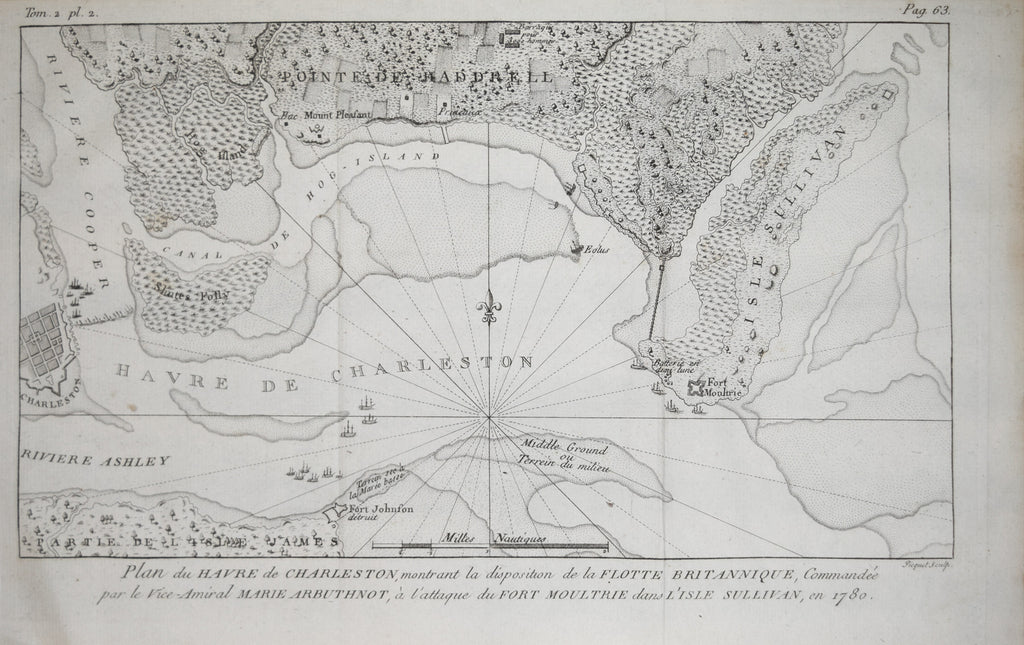Charles Picquet (1771-1827), Plan du Havre de Charleston... – Arader ...