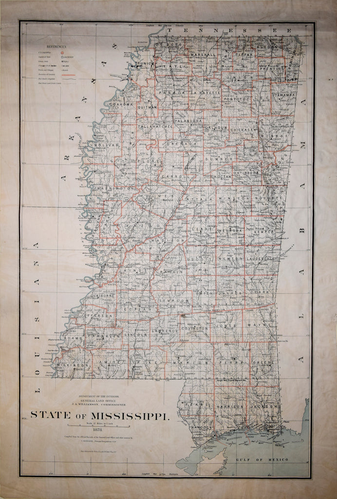 United States General Land Office/Charles Roeser, State of Mississippi ...