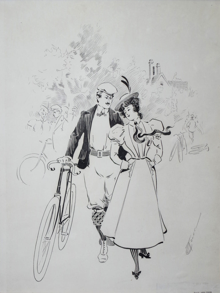 Claude Eldridge Toles (1875-1901), [A Couple's Bike Ride and Stroll Th ...