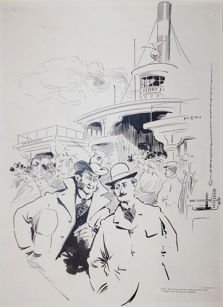 Claude Eldridge Toles (1875-1901), [Men discuss their wives] – Arader ...