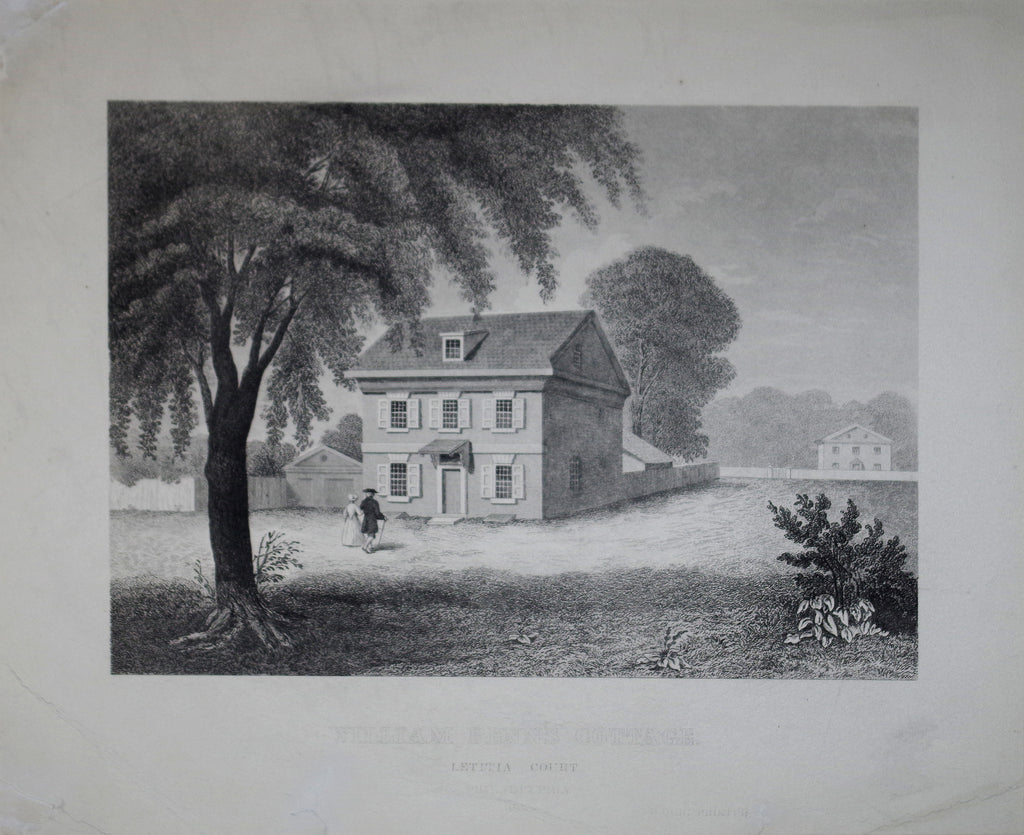 H. Quig, Printer, William Penn’s Cottage, Letitia Court, Philadelphia ...