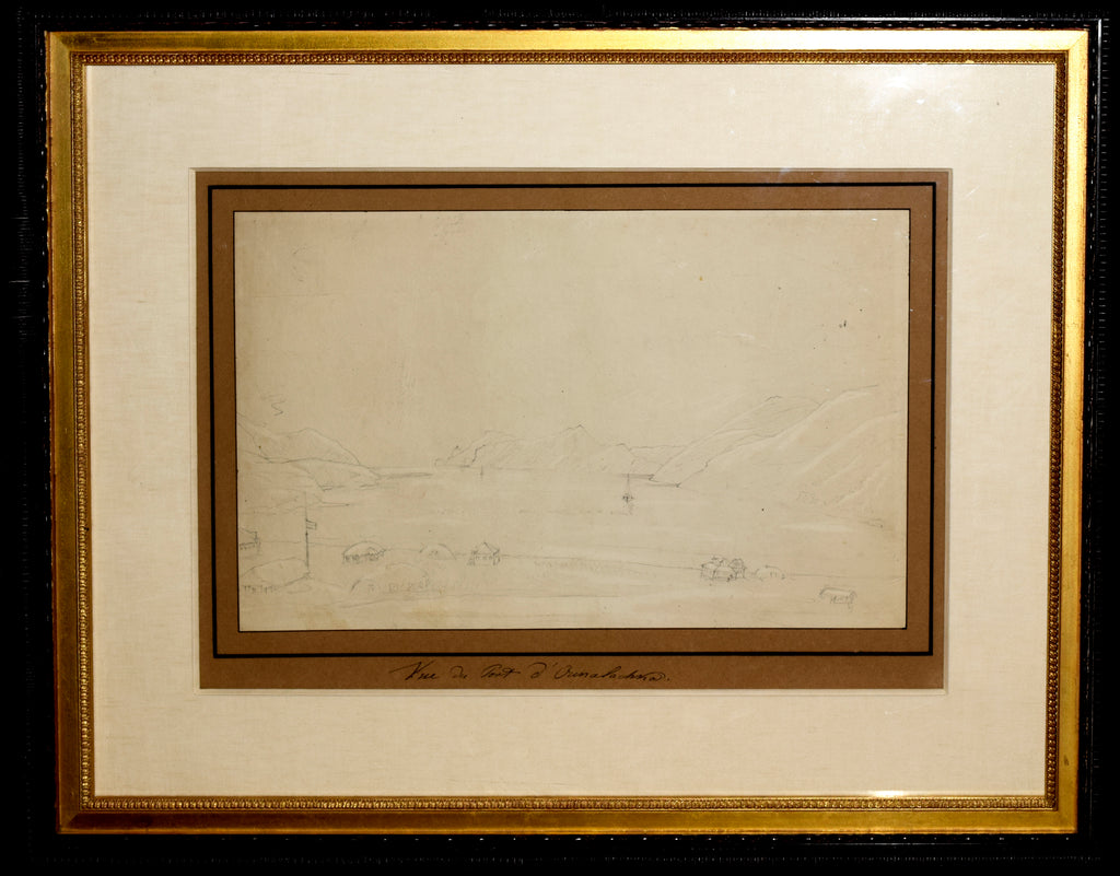 CHORIS, Louis (1795-1828). Vue du port d'Ounalaschk [Aleutian Islands ...
