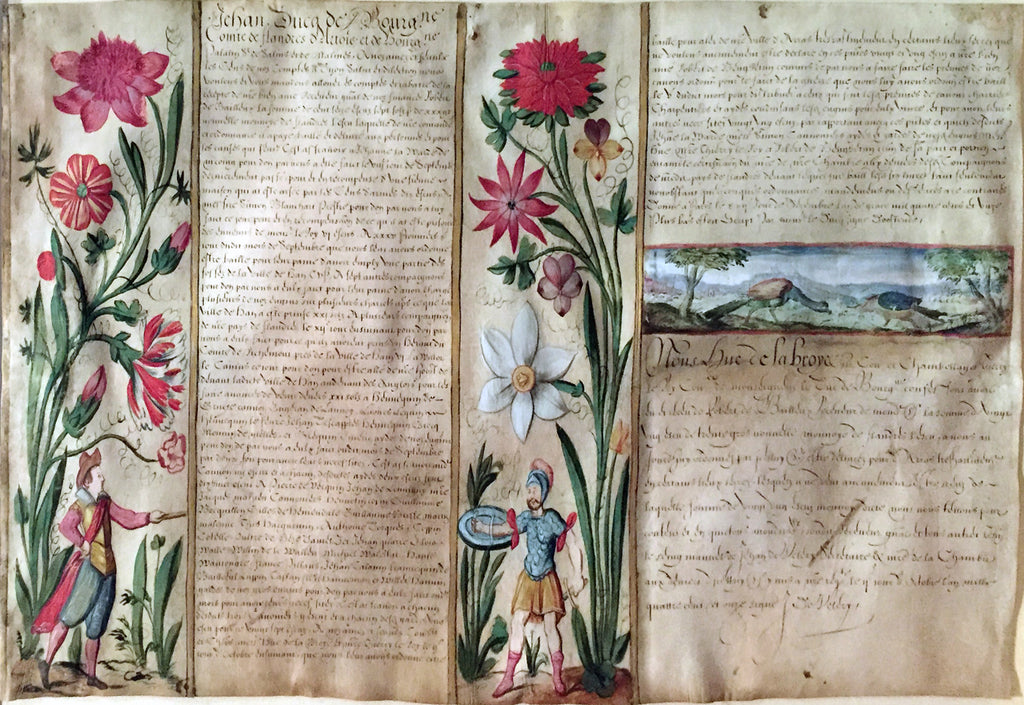 Flemish, 17th Century, [Gentleman and Shielded Knight, with Narcissus ...