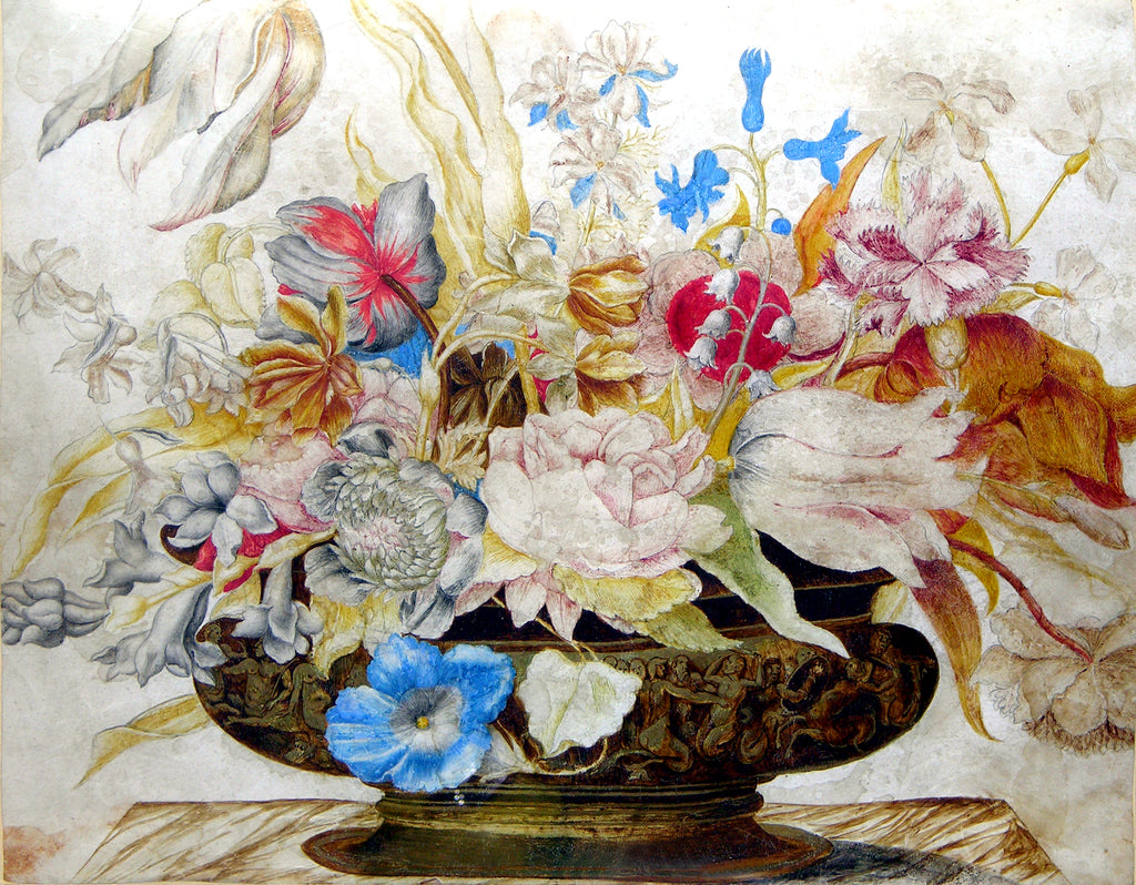Attributed to Giovanna Garzoni (Italian, 1600-1670), Still life with f ...