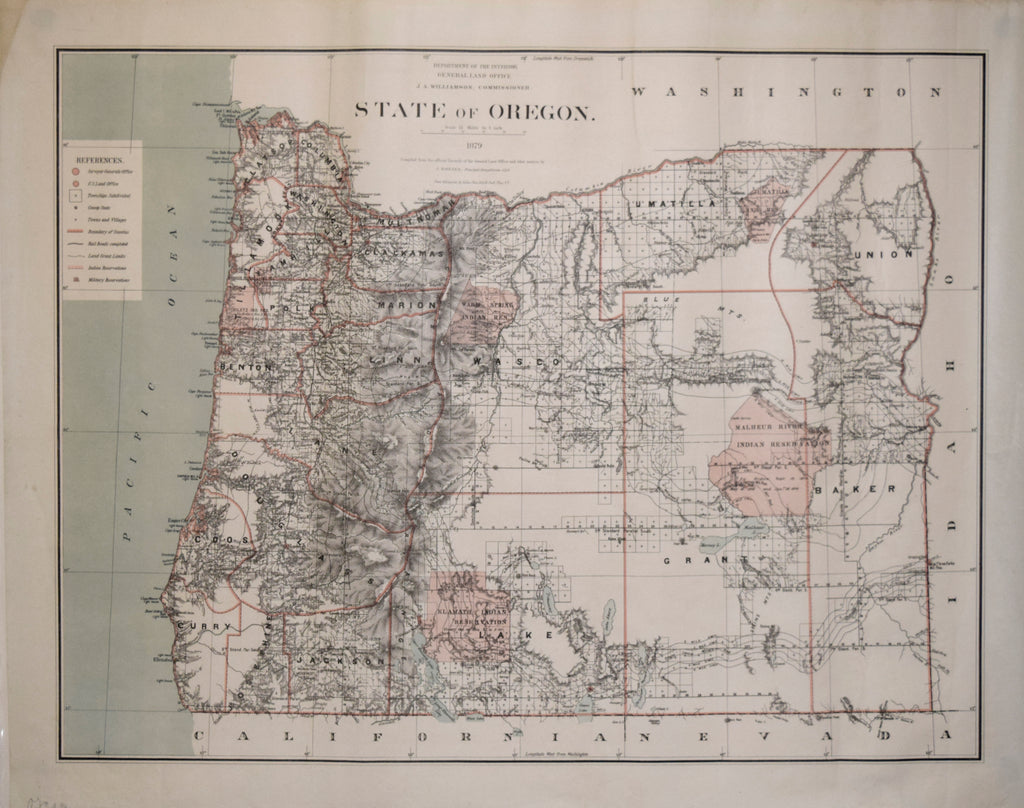 United States General Land Office/Charles Roeser, State of Oregon ...